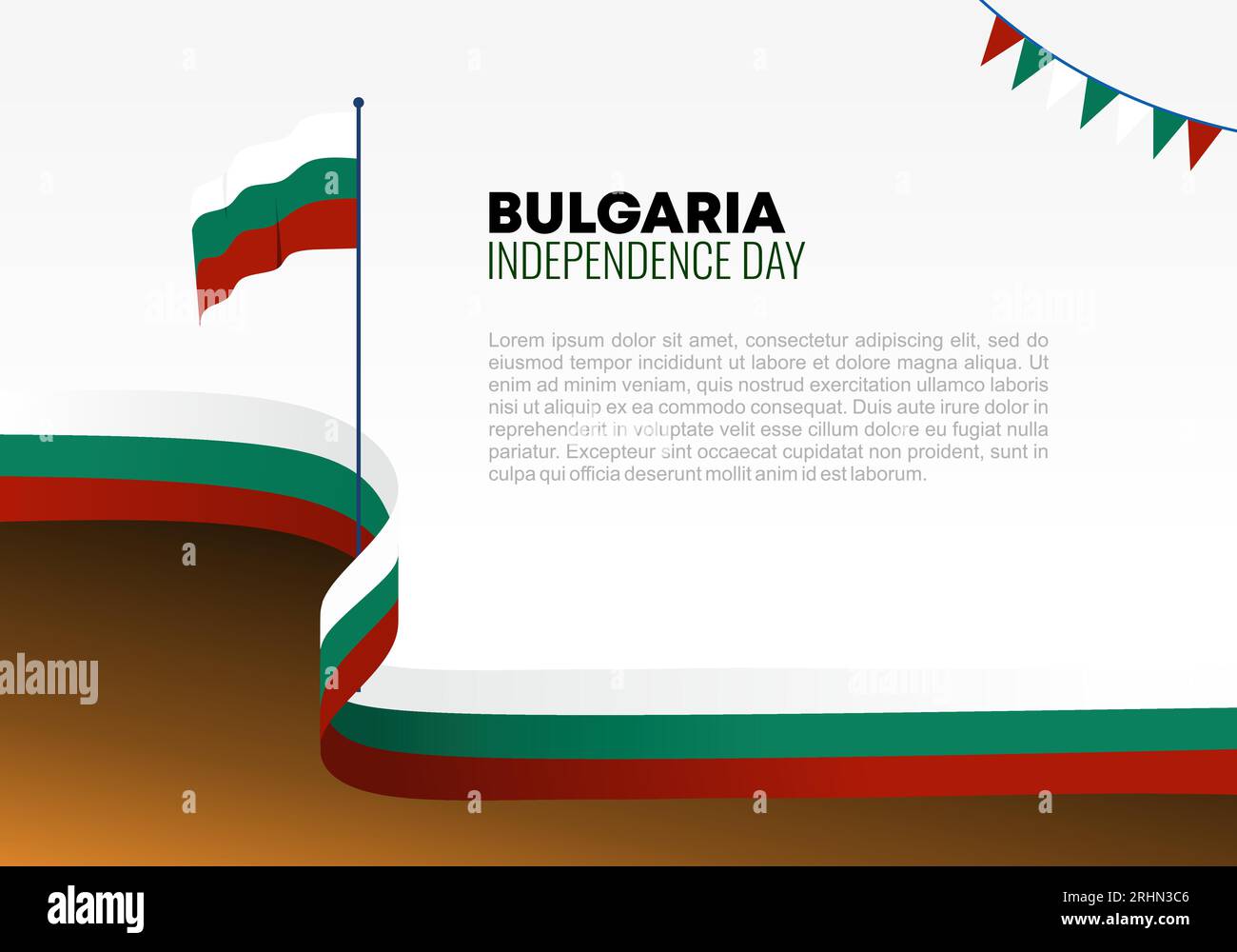 Bulgaria Independence day background banner poster for national ...