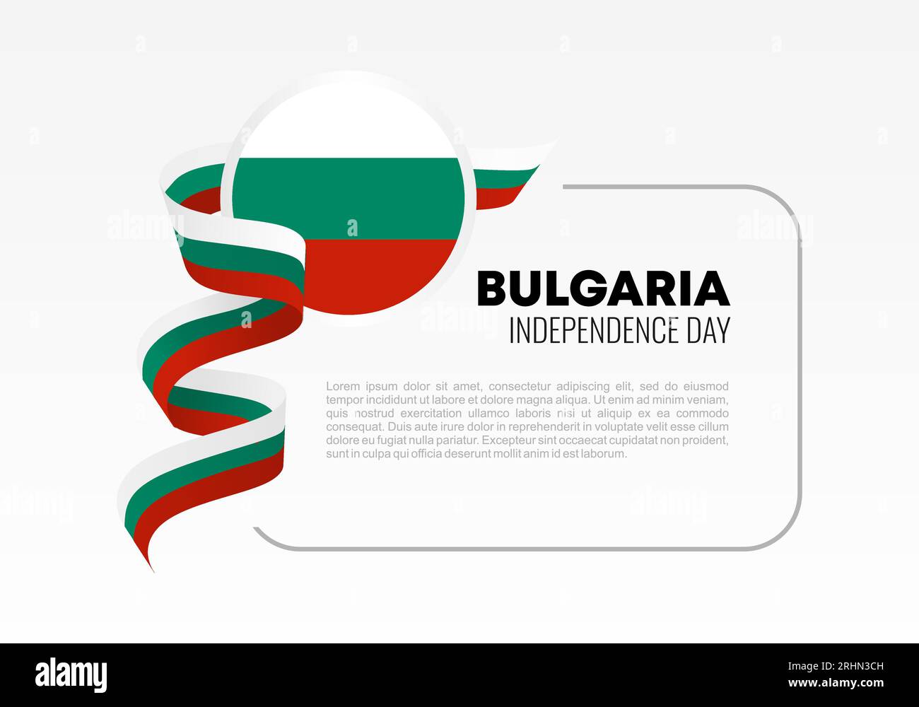 Bulgaria Independence day background banner poster for national ...