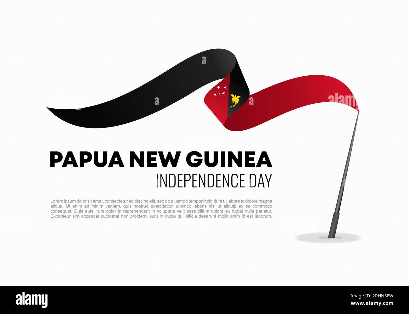 Papua New Guinea Independence day background banner poster for national ...
