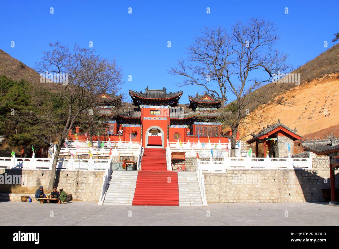 mammon temple architecture landscape£¬QingLong Mountain, Luanxian ...