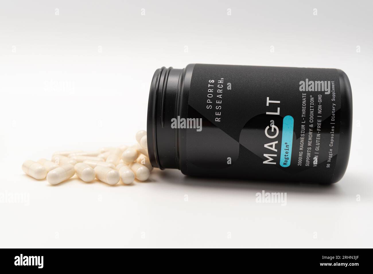 Fuji, Shizuoka, Japan - May 27, 2023: MAG LT Magtein Supplement: MAG LT ...