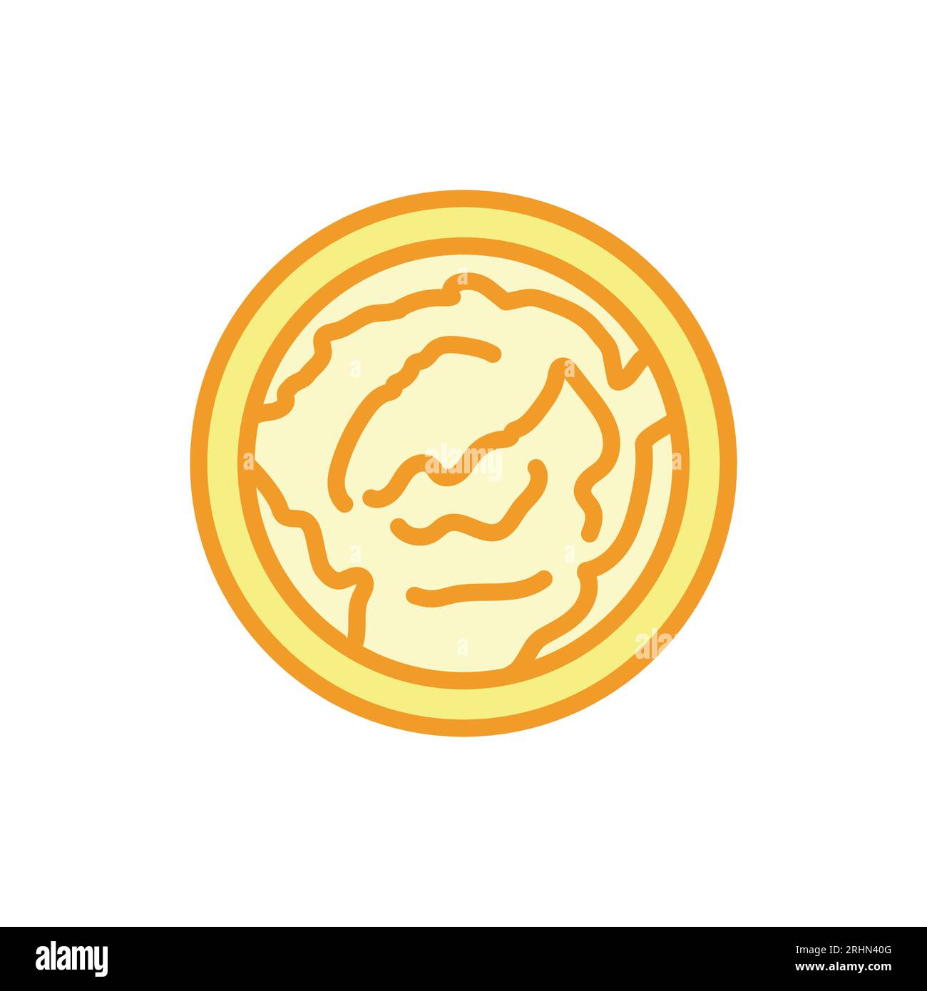 Cream cheese sign сolor line icon. Pictogram for web page Stock Vector ...