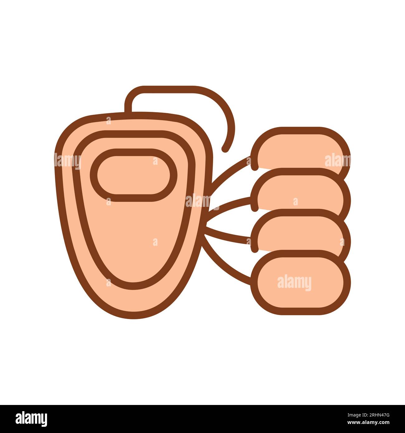 High-tone therapy machine sign сolor line icon. Physiotherapy ...