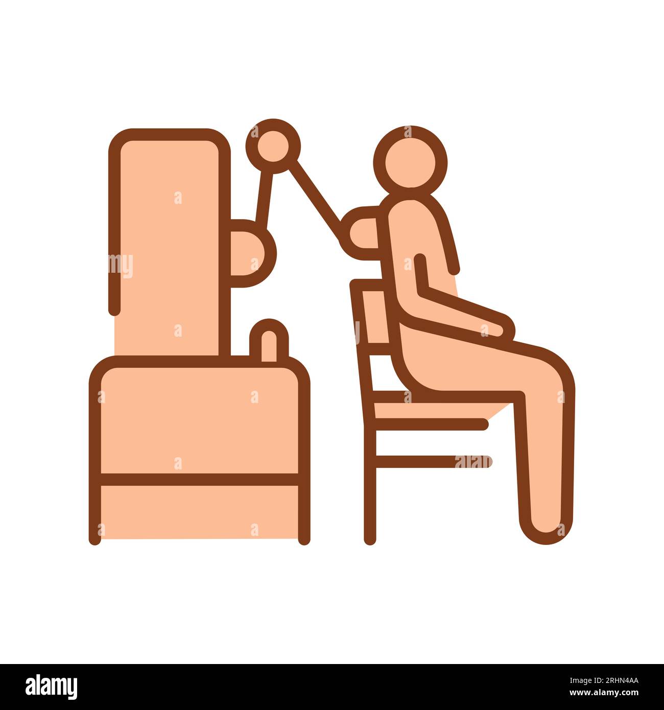 Magnetotherapy sign сolor line icon. Physiotherapy. Pictogram for web ...