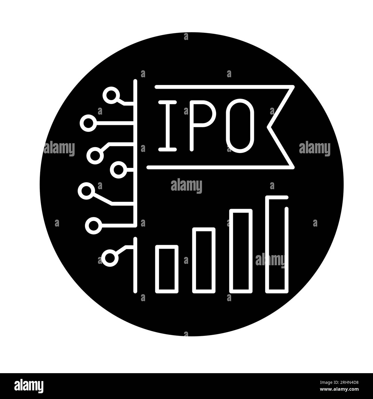 IPO sign сolor line icon. Initial public offering. Pictogram for web page Stock Vector Image ...