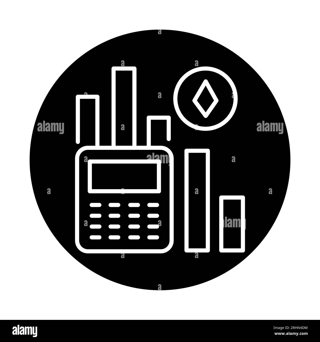 Trade black line icon. Virtual money. Pictogram for web page Stock ...