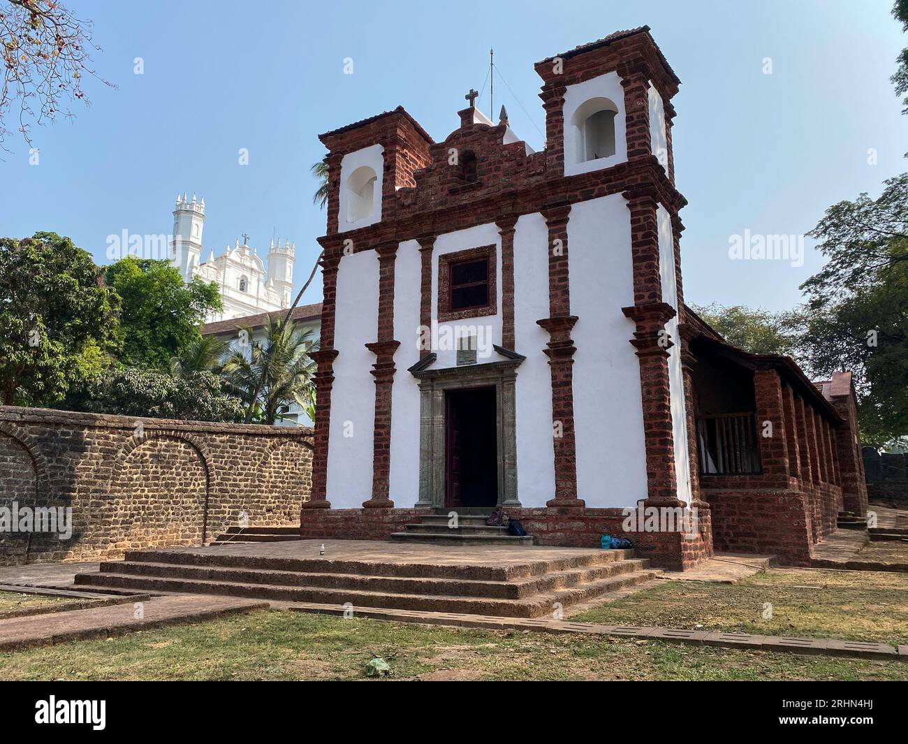 Old Goa, India - January 2023: The Chapel of St. Catherine of ...