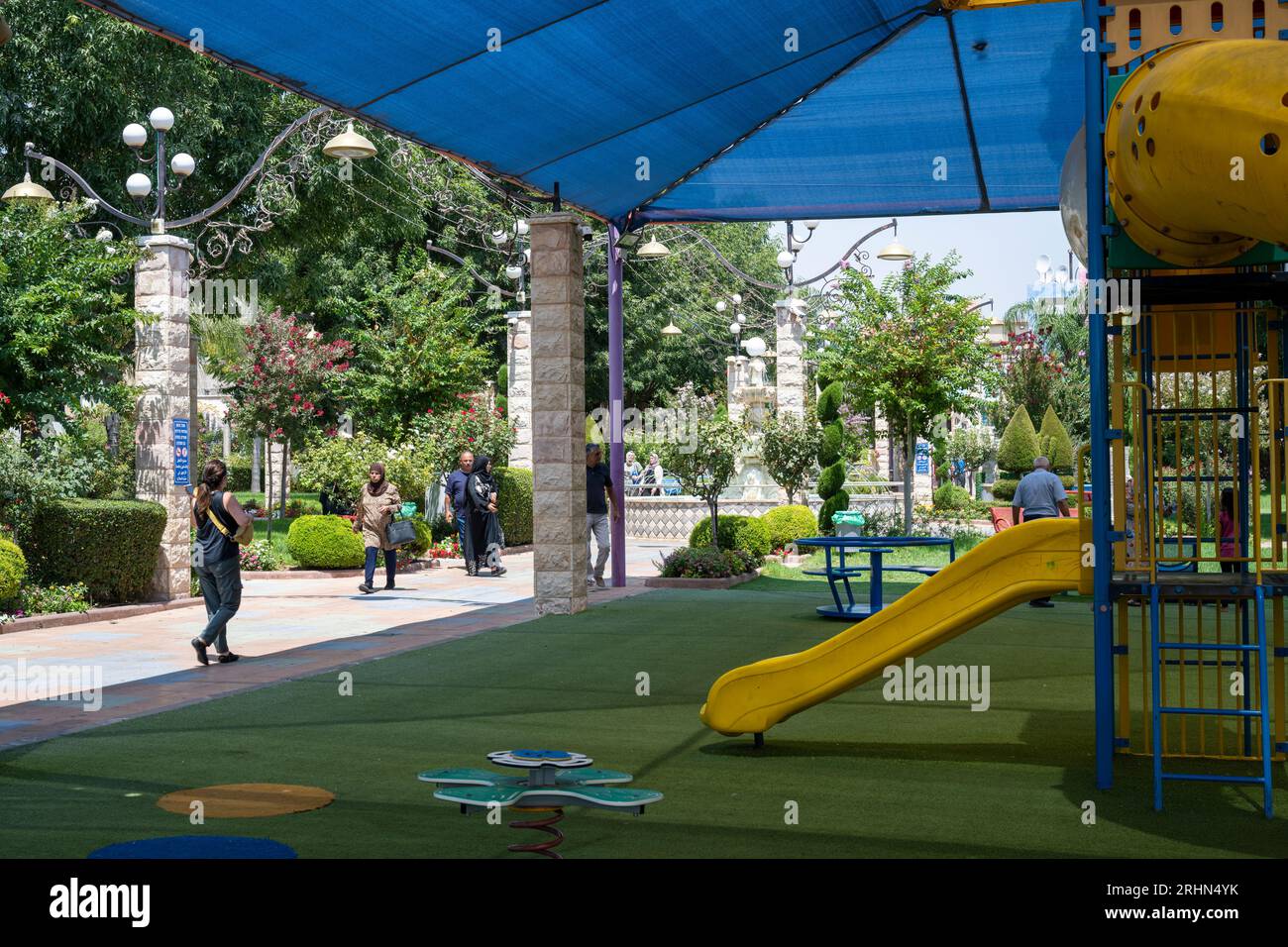 The Peace Garden in Ghajar (Arabic: غجر, also Rhadjar), is an Alawite ...