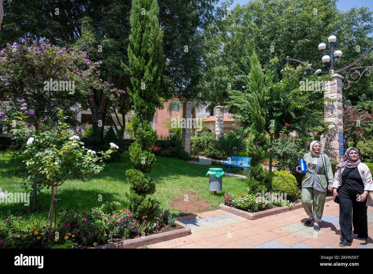 The Peace Garden in Ghajar (Arabic: غجر, also Rhadjar), is an Alawite ...