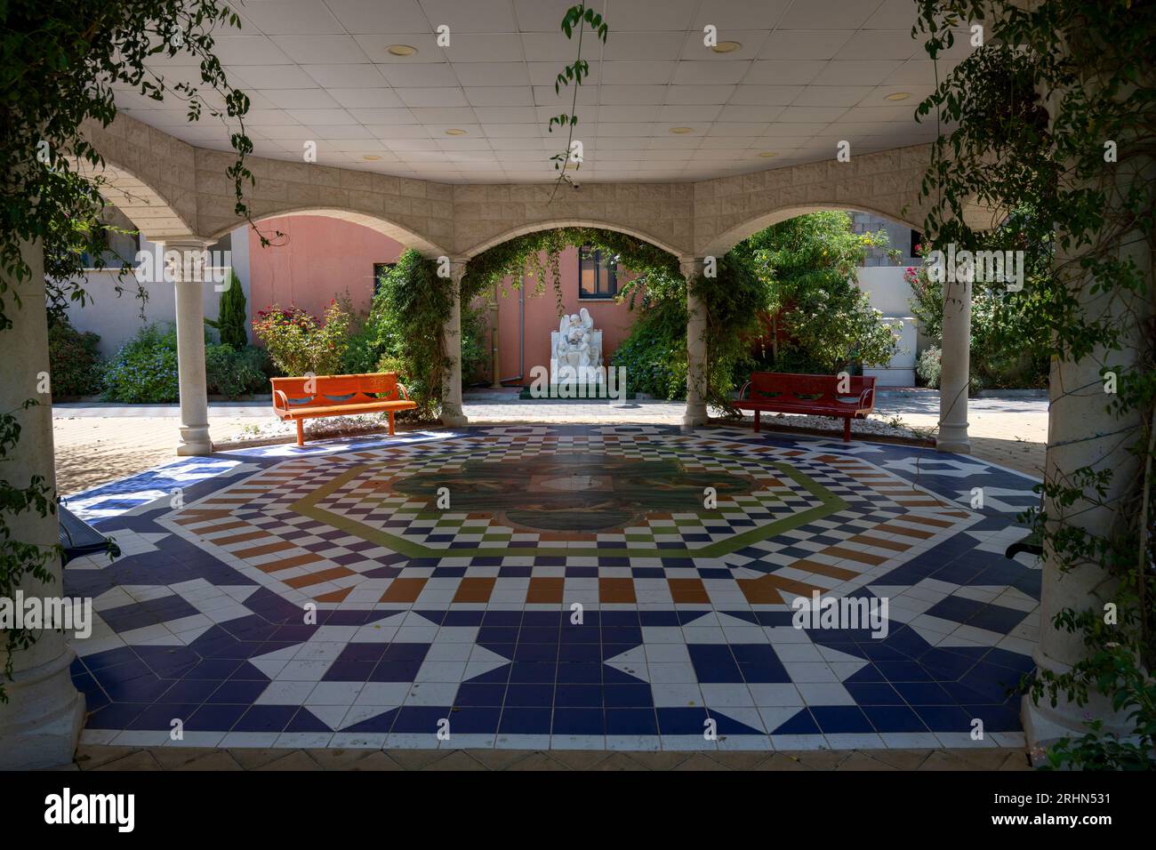 The Peace Garden in Ghajar (Arabic: غجر, also Rhadjar), is an Alawite ...