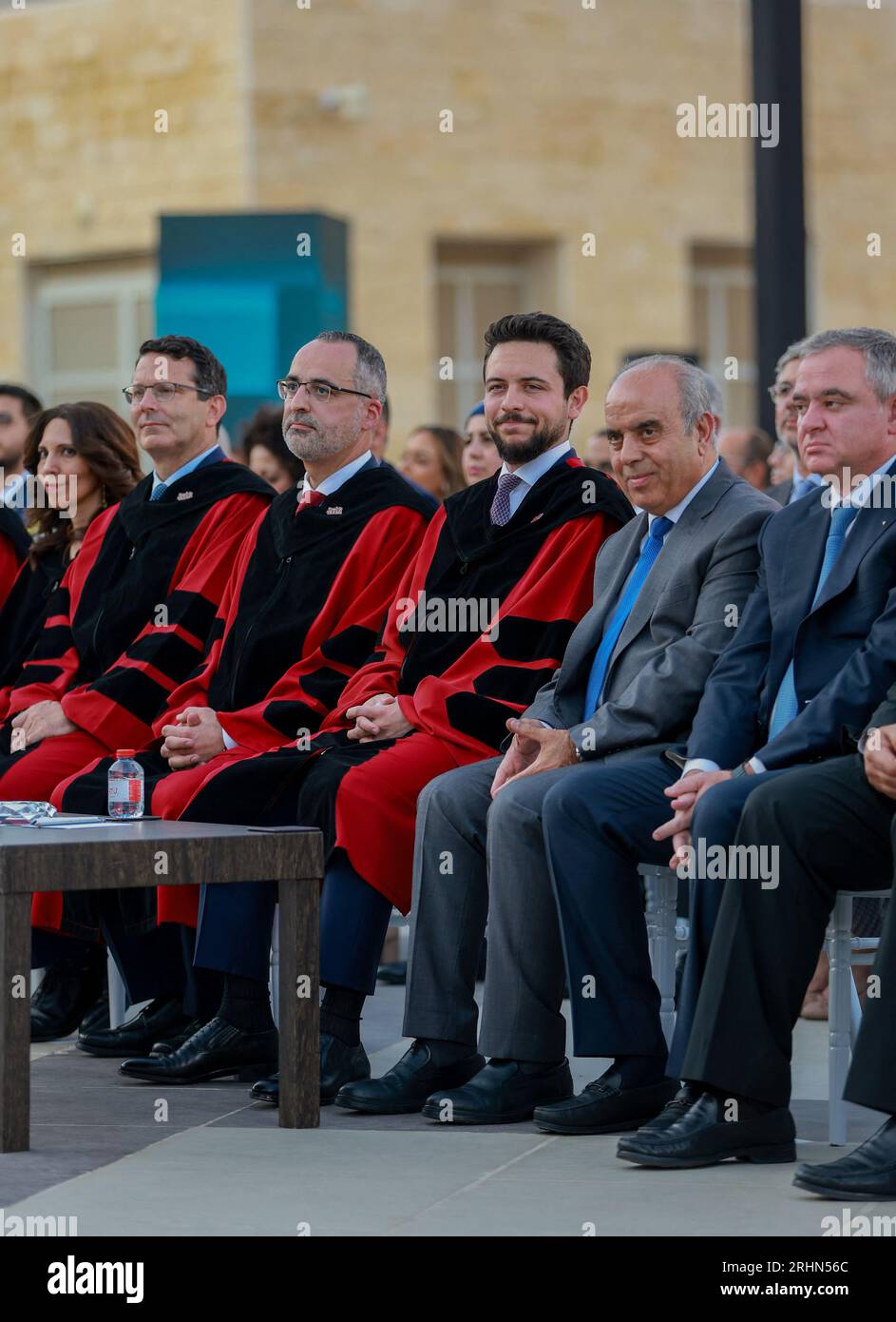 Amman, Jordan, on August 16, 2023. Jordan's Crown Prince Al Hussein ...