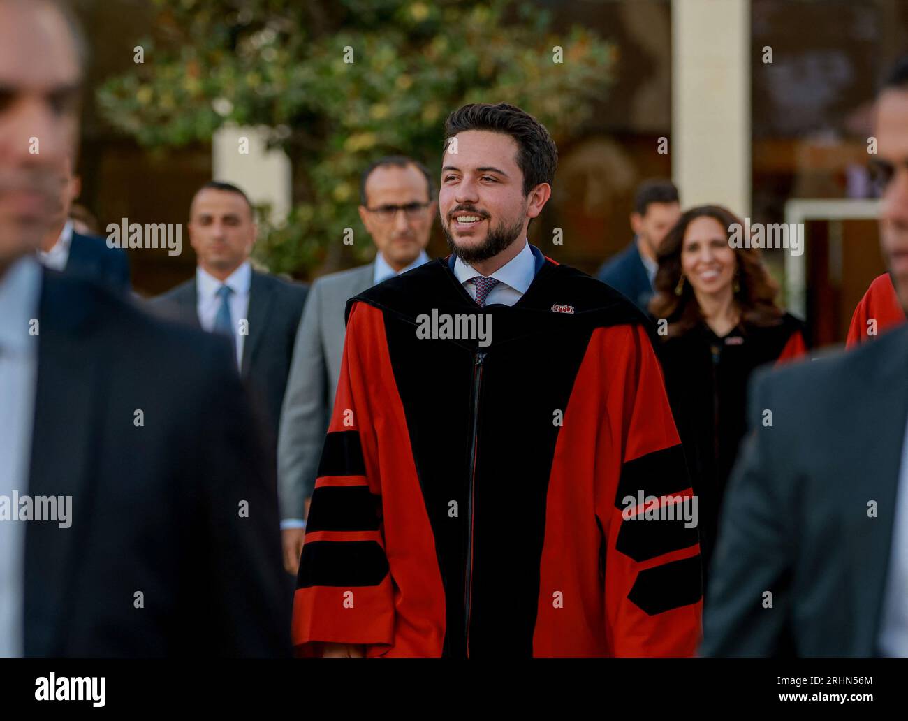 Amman, Jordan, on August 16, 2023. Jordan's Crown Prince Al Hussein ...