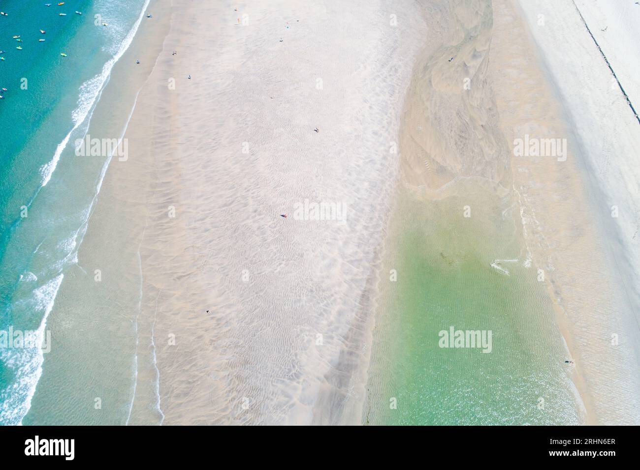 Drone view person enjoying beach hi-res stock photography and images ...