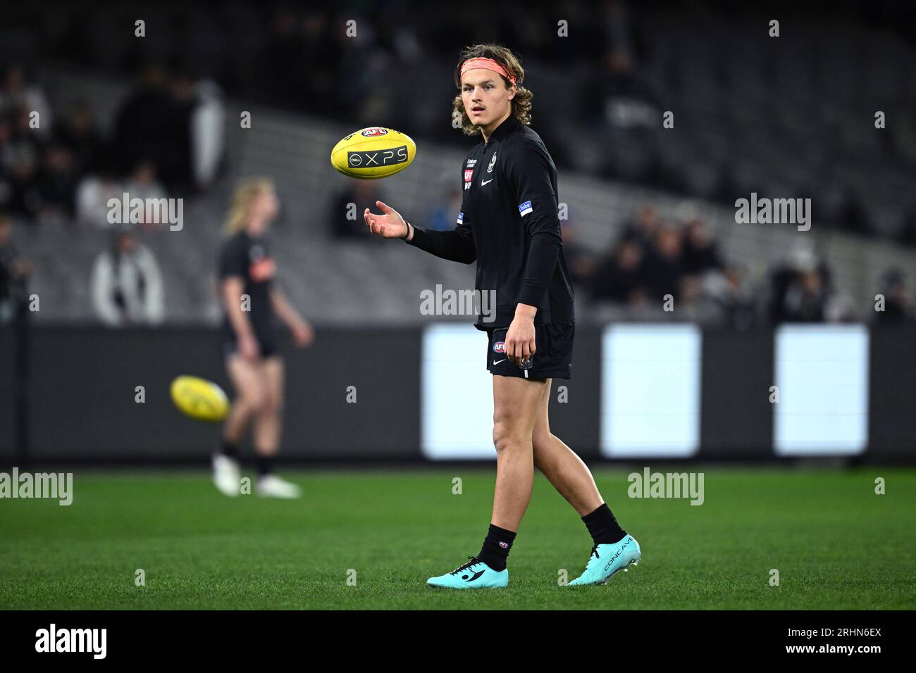 Melbourne, Australia. 18th Aug, 2023. Jack Ginnivan of Collingwood ...