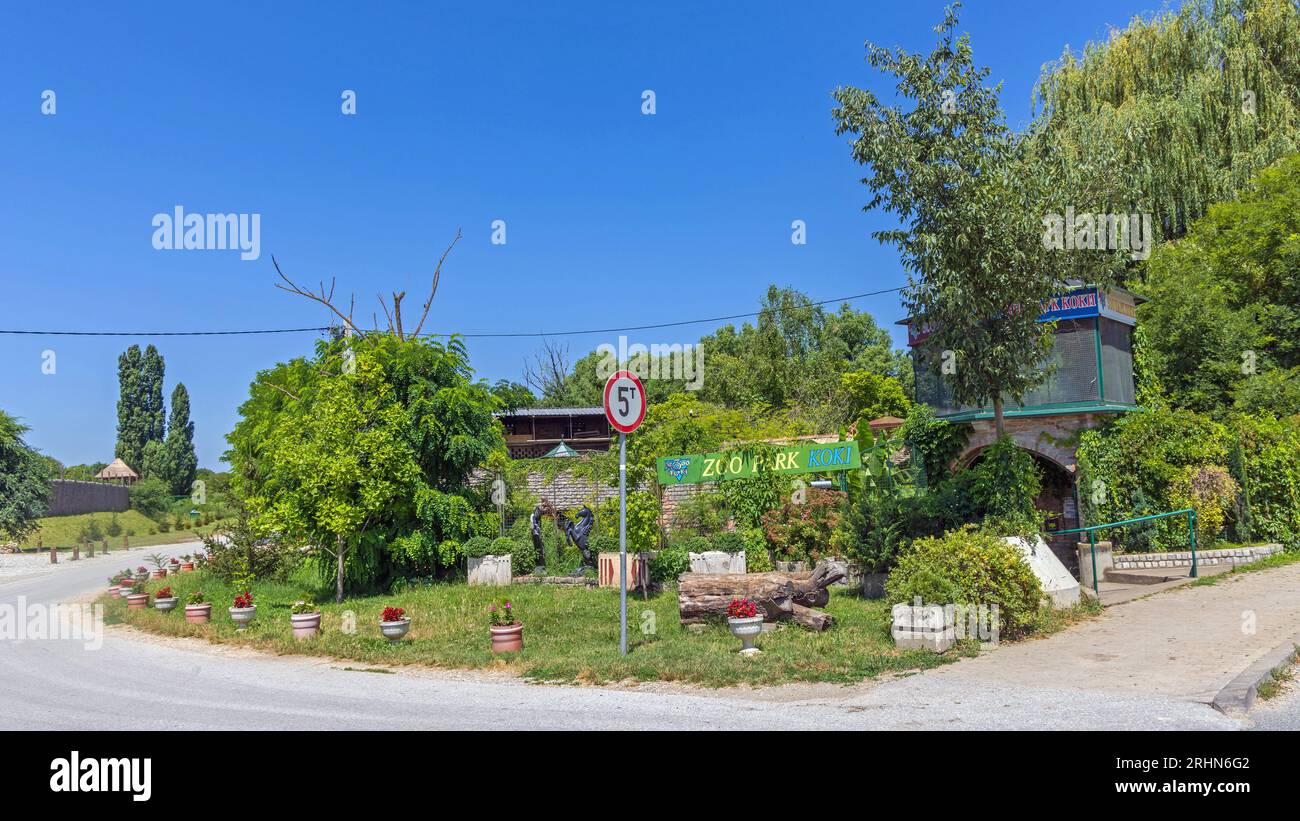 Indjija, Serbia - July 03, 2023: Wildlife Sanctuary Zoo Park Koki ...