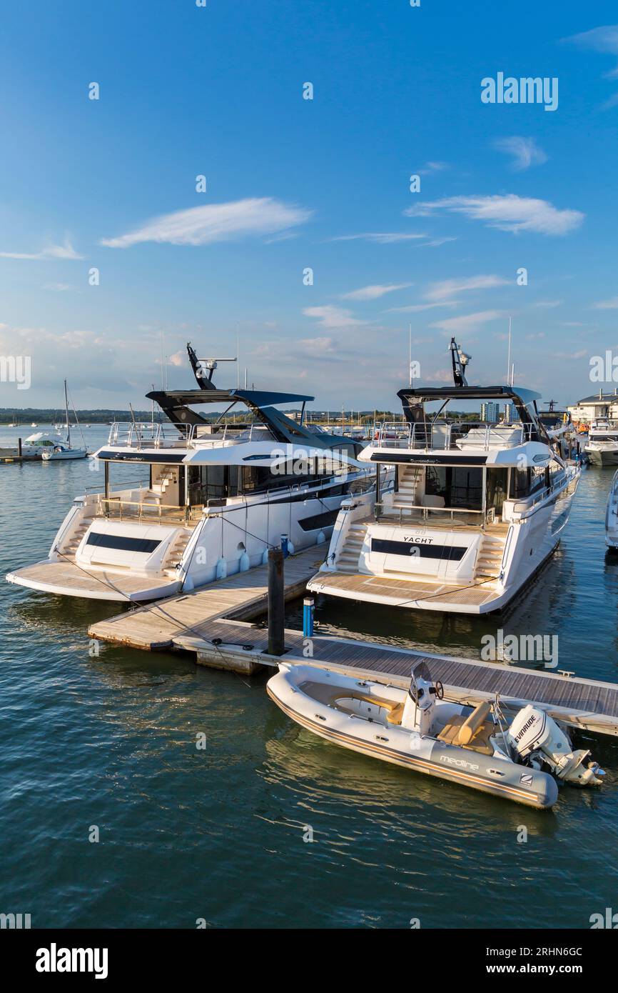 Sunseeker 88 yacht yachts berthed by Sunseeker International Powerboats ...
