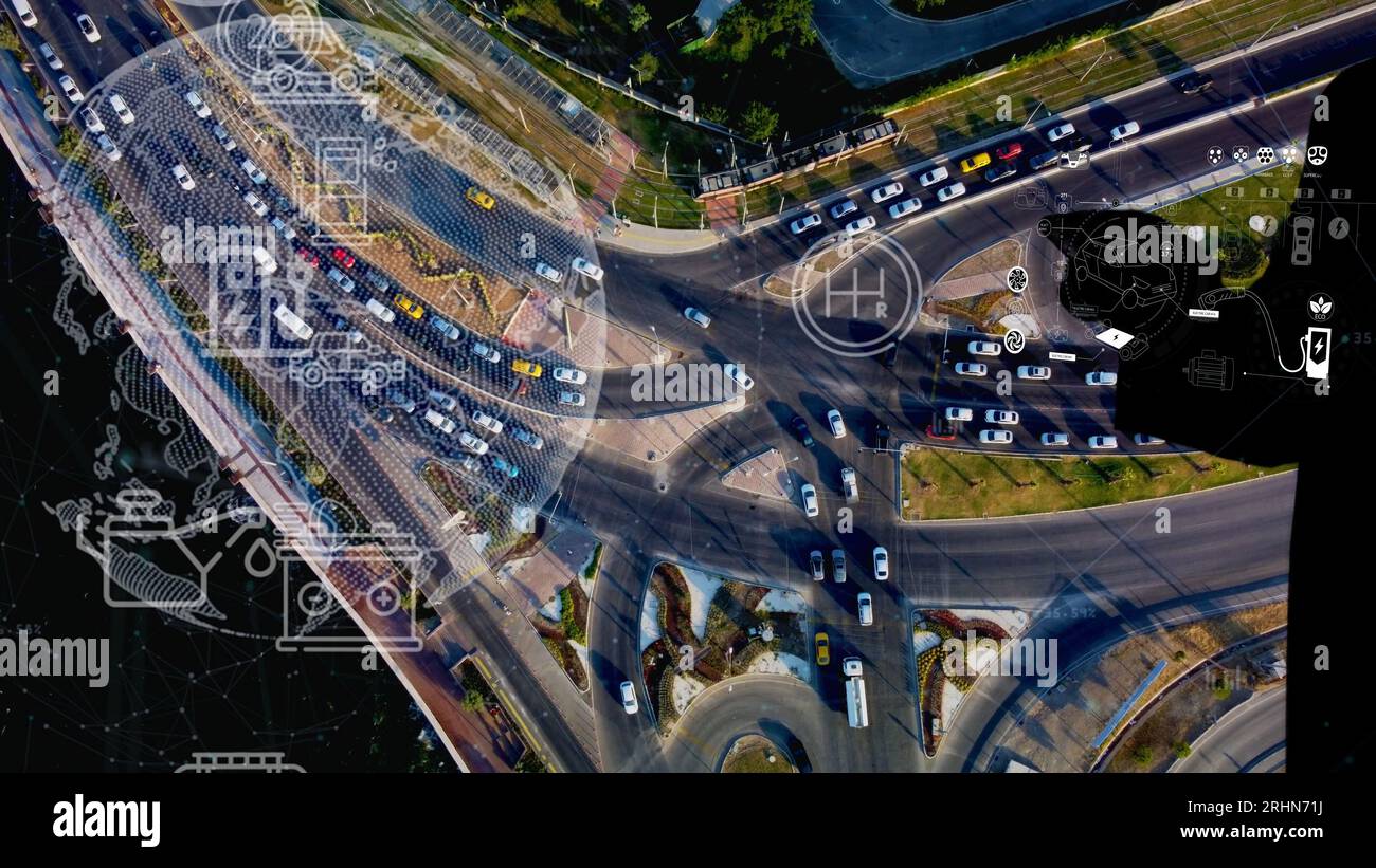 Intelligent Vehicles Cars Communicating Ai Logistic Autonomous Delivery ...