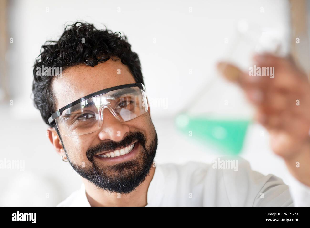 Indian male scientist lab hi-res stock photography and images - Alamy