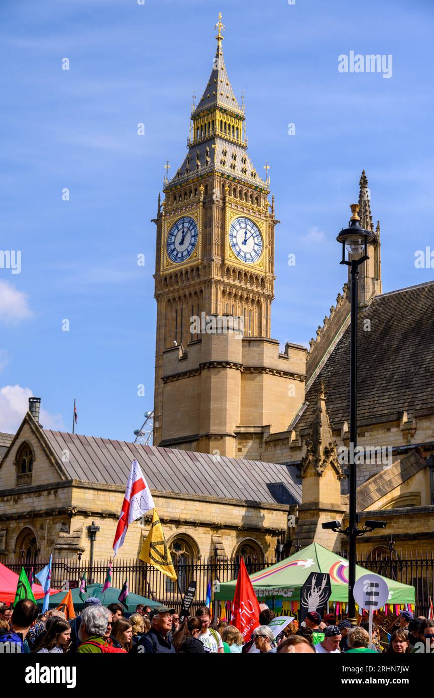 LONDON - April 22, 2023: Time for change: Extinction Rebellion ...