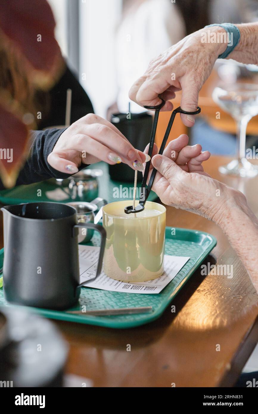 Candle making hi-res stock photography and images - Alamy