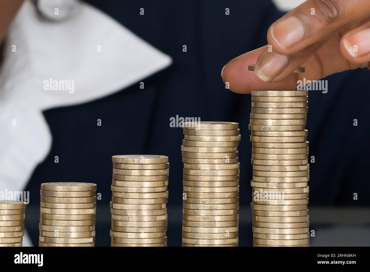 Stacking coins african hi-res stock photography and images - Alamy