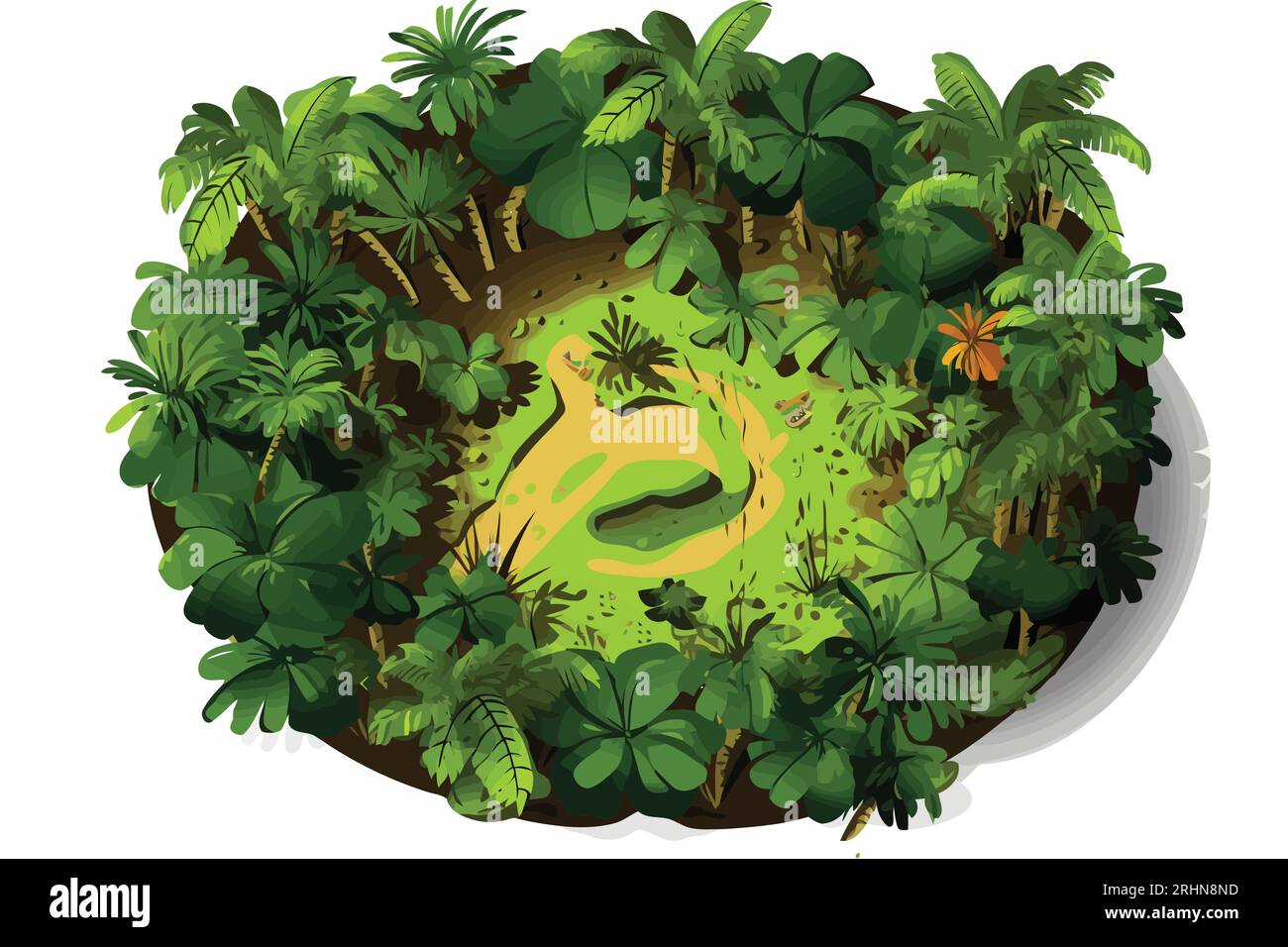 Waterway view Stock Vector Images - Alamy