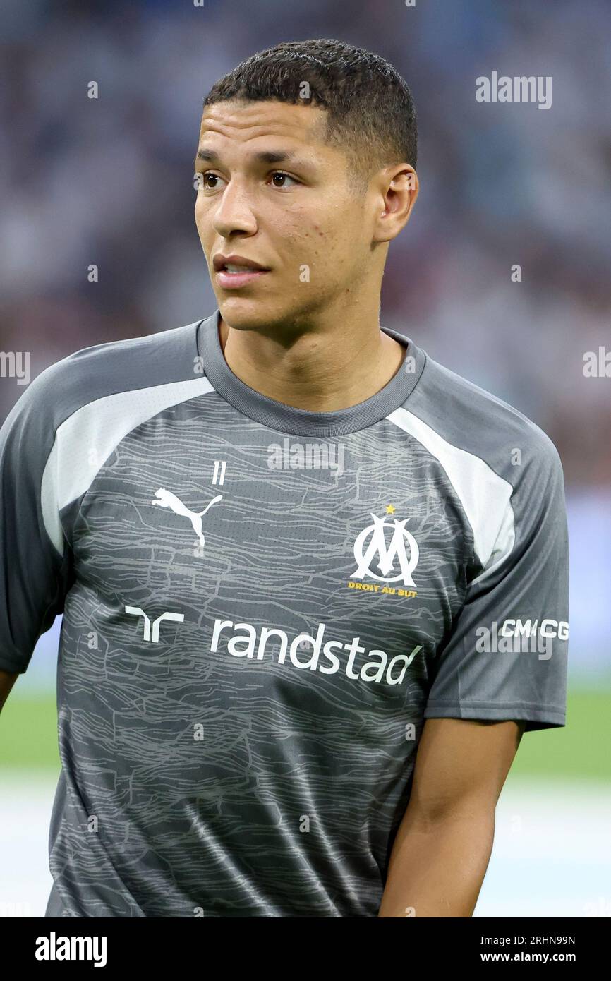 Marseille, France. 16th Aug, 2023. Amine Harit of Marseille during the ...