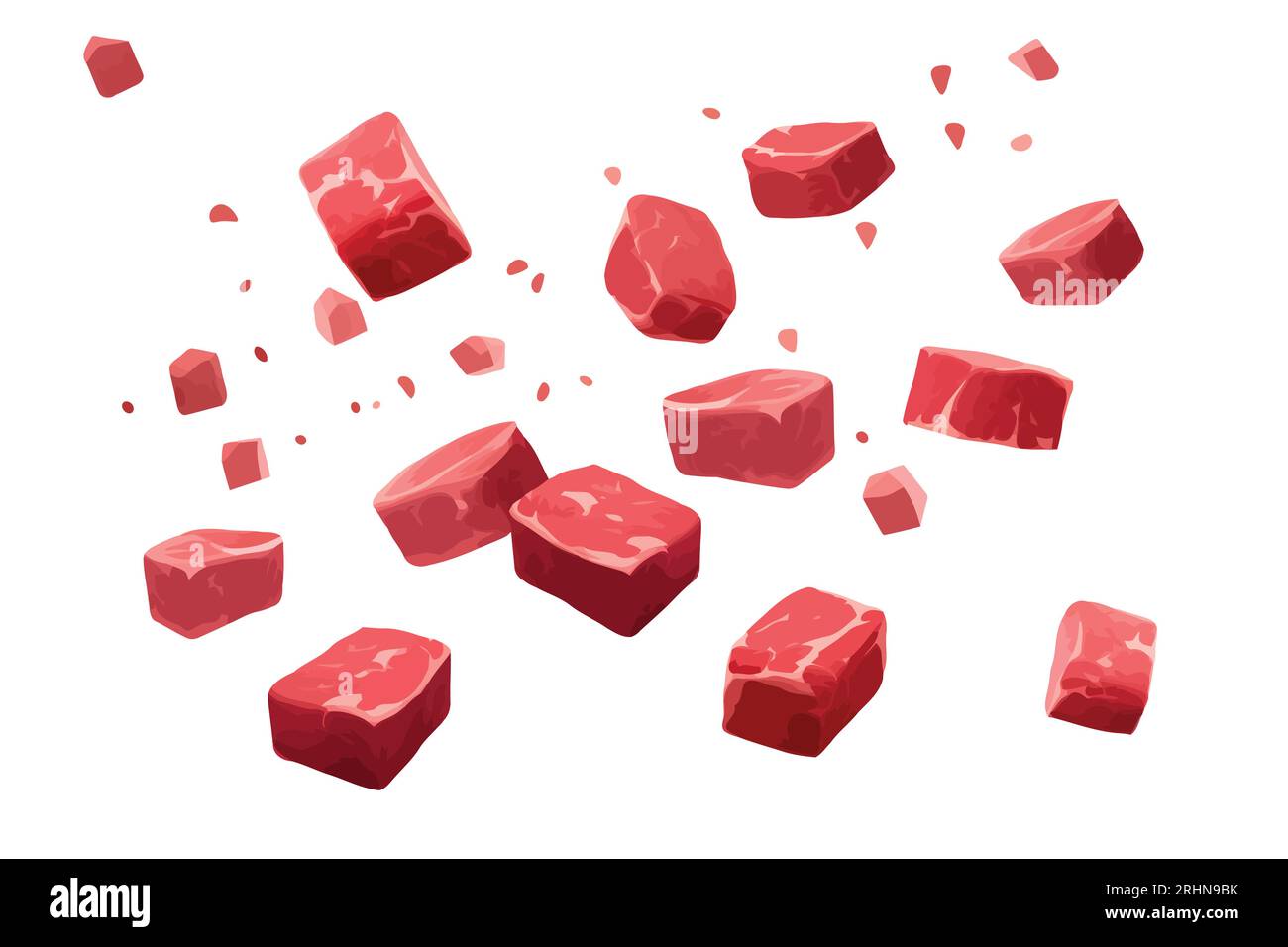 Sirloin vector vectors Cut Out Stock Images & Pictures - Alamy