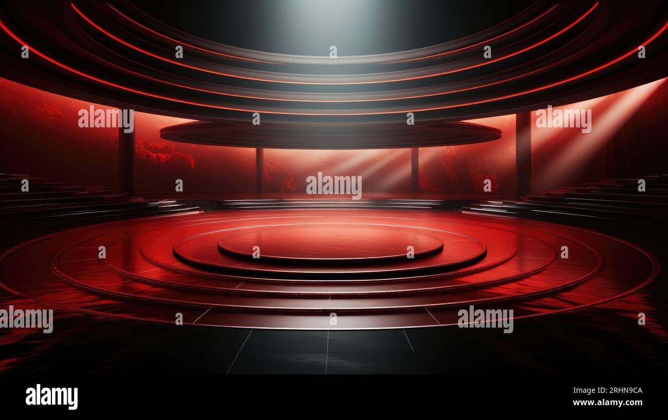 Stage blank center clean background Stock Photo - Alamy