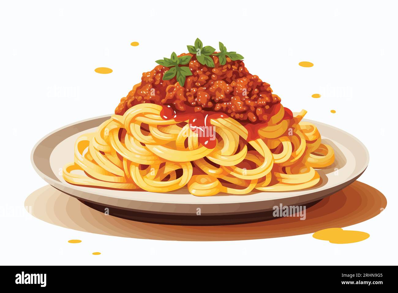 Cartoon Spaghetti Bolognese