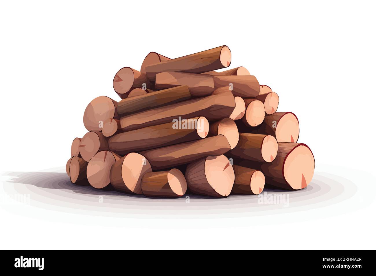 Woodpile vector vectors hi-res stock photography and images - Alamy
