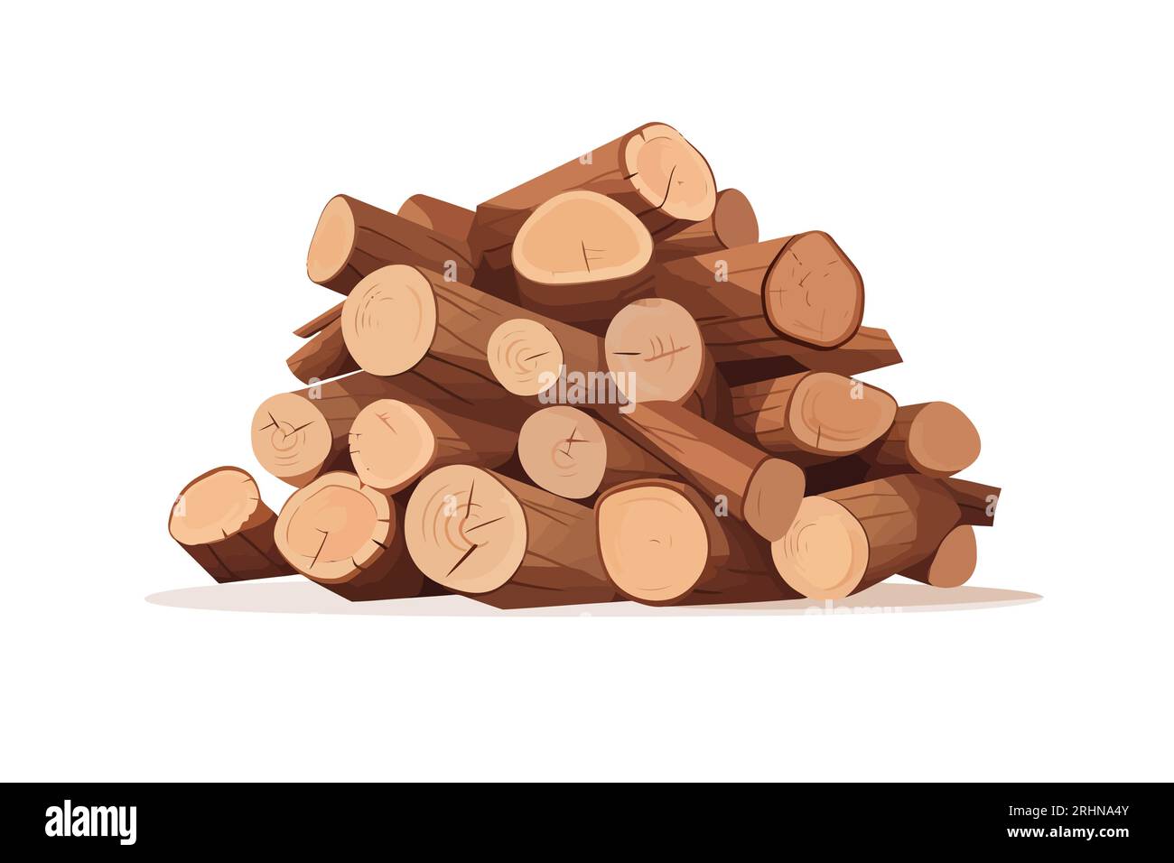 Woodpile vector vectors hi-res stock photography and images - Alamy