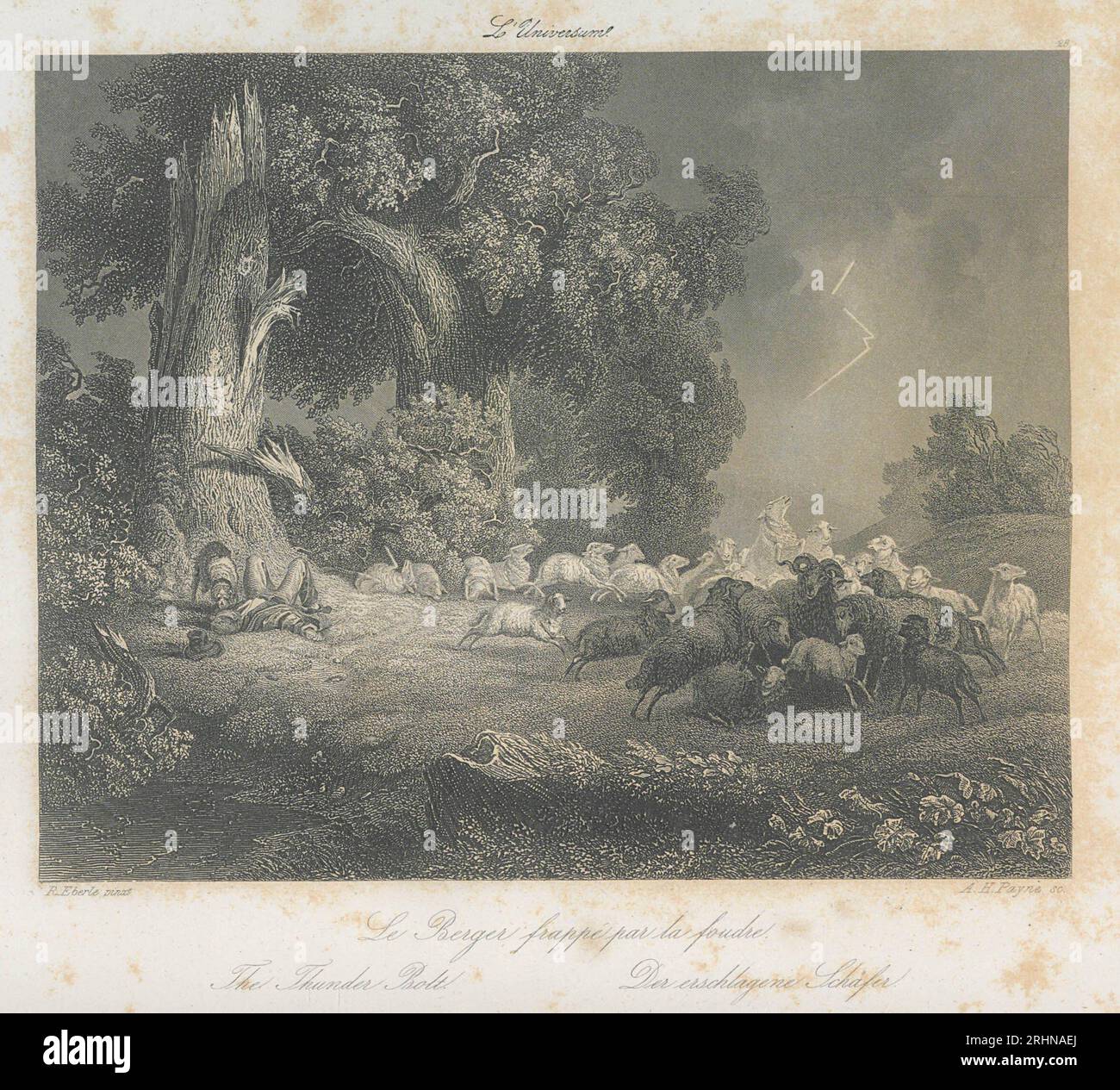 The Social World, 1864 Stock Photo - Alamy