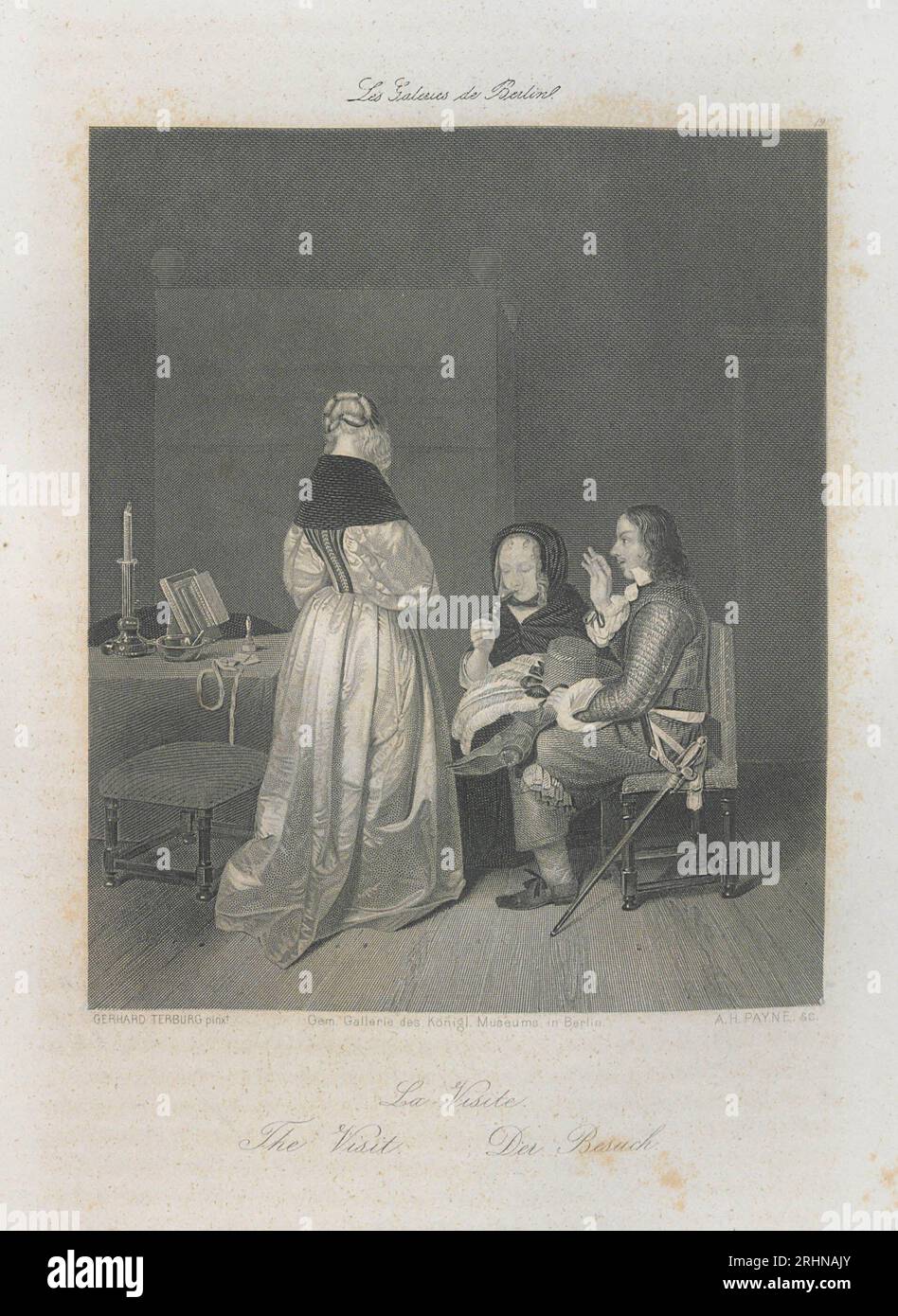 The Social World, 1864 Stock Photo - Alamy