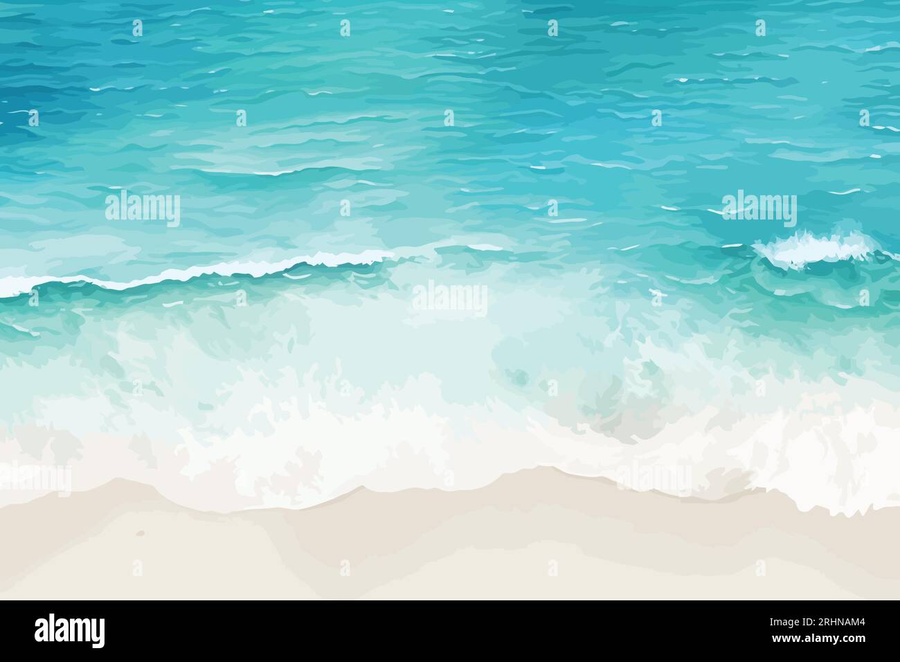 Aerial seashore view Stock Vector Images - Alamy