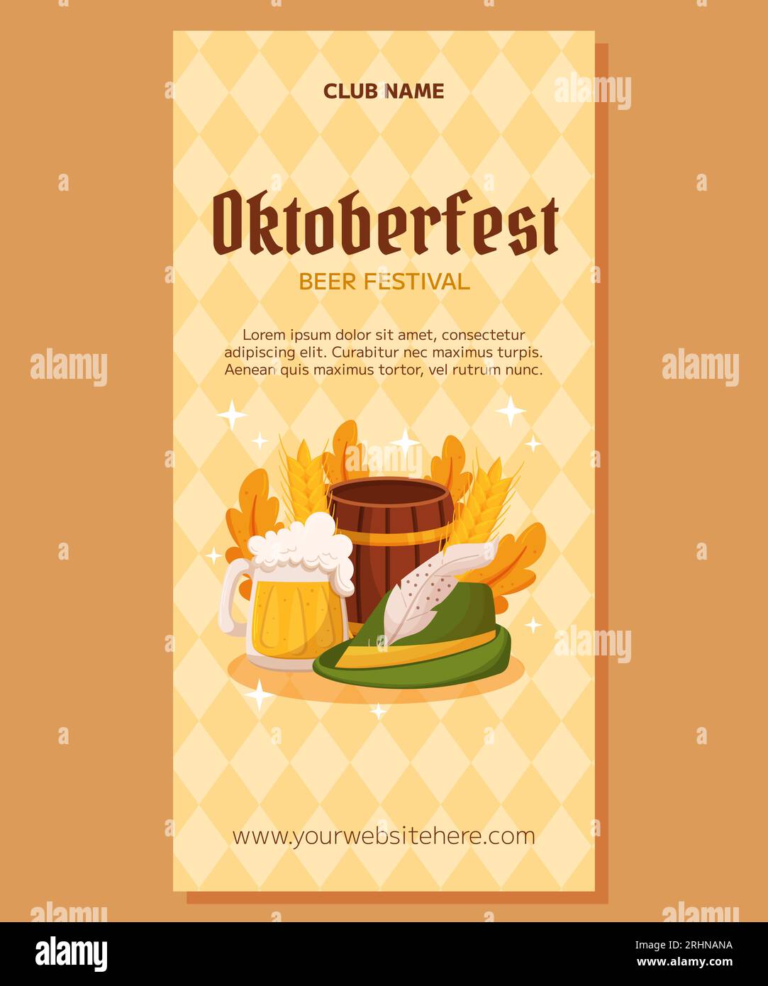 German beer advertisement Stock Vector Images - Alamy