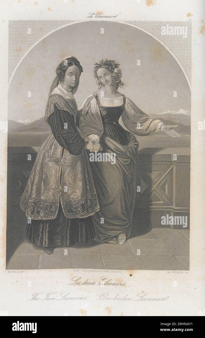 The Social World, 1864 Stock Photo - Alamy