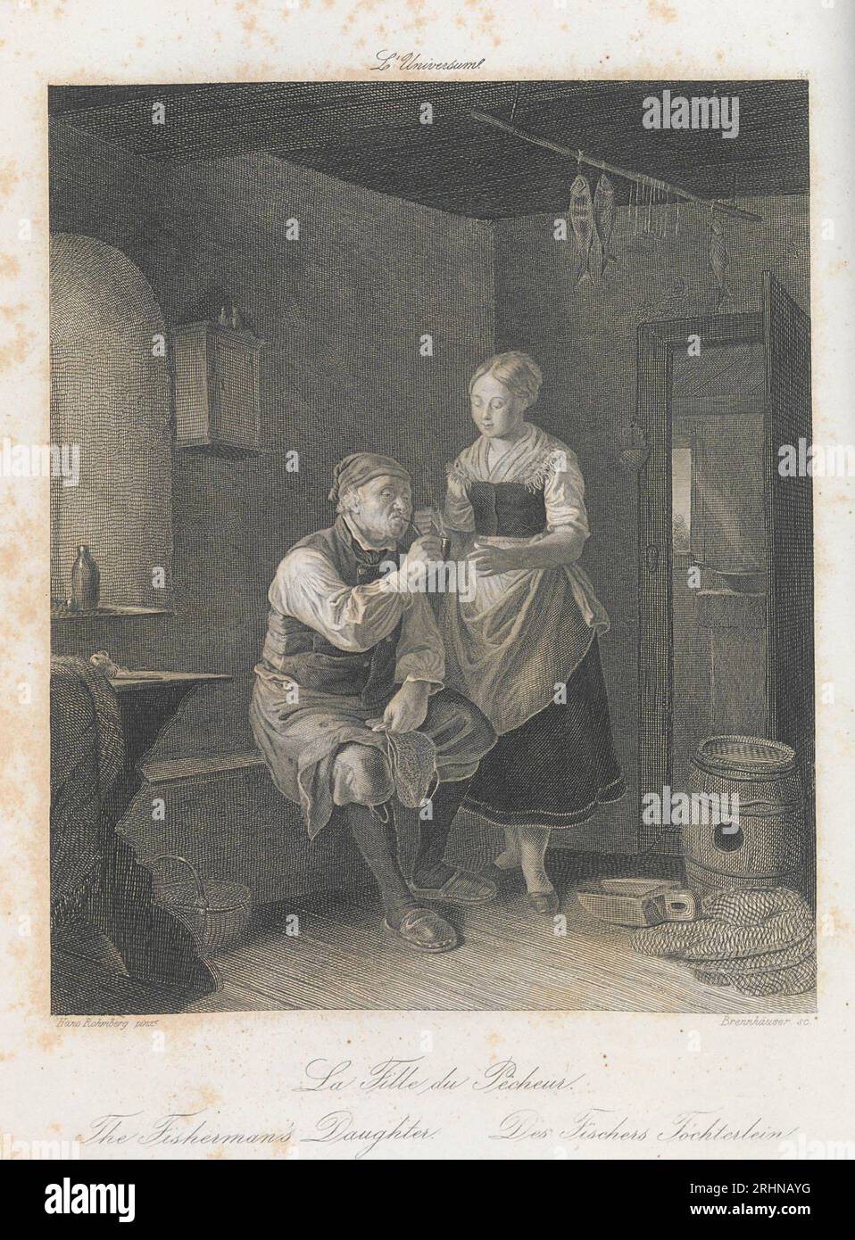 The Social World, 1864 Stock Photo - Alamy