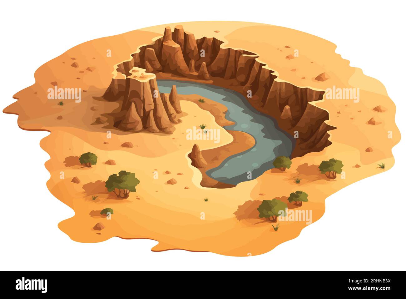 Desert walk Stock Vector Images - Alamy