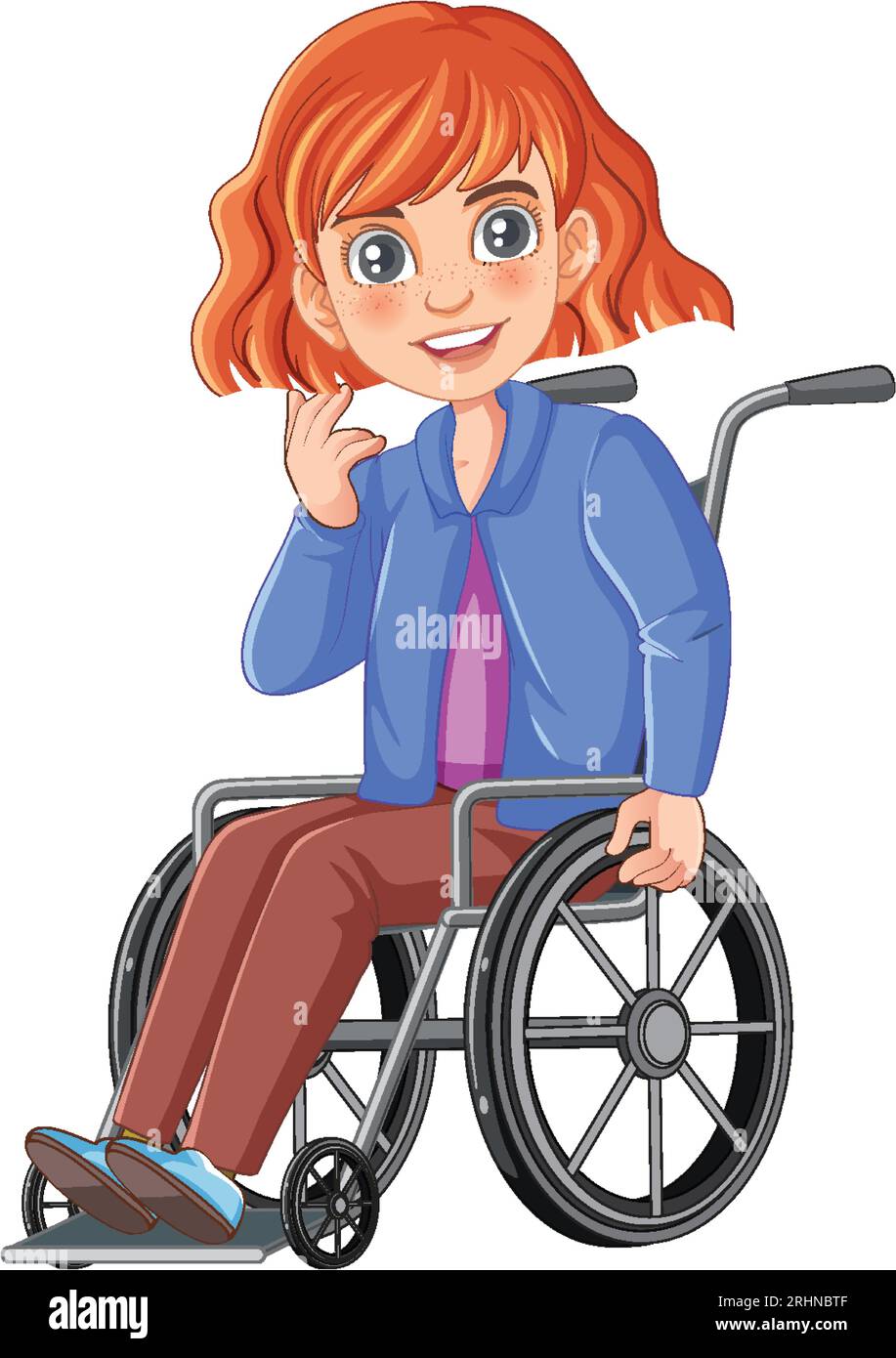 Wheelchair Cartoon Characters