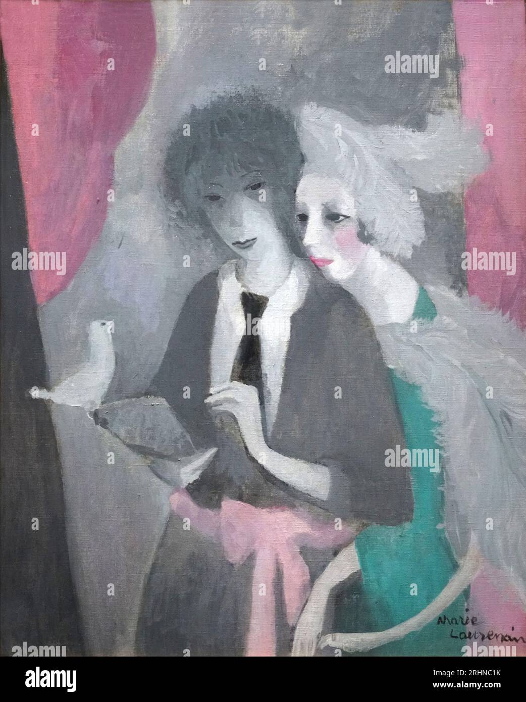 Femmes à la Colombe. (Marie Laurencin et Nicole Groult). Museum: Musée ...