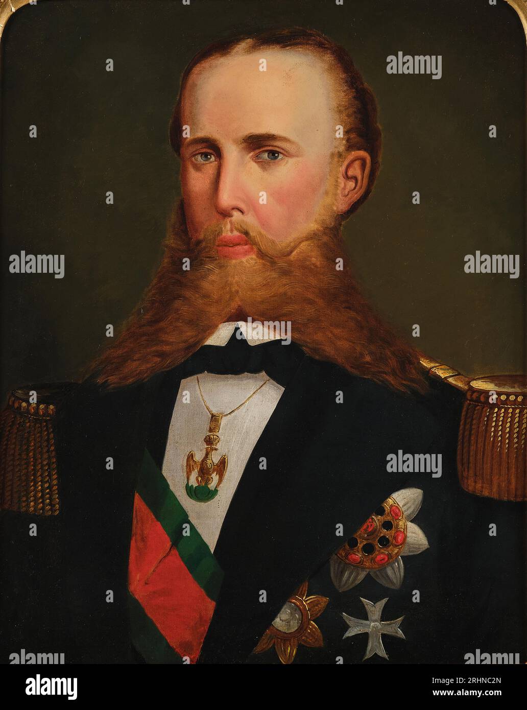 Emperor Maximilian of Mexico in naval uniform. Museum: PRIVATE COLLECTION. Author: ANONYMOUS ...