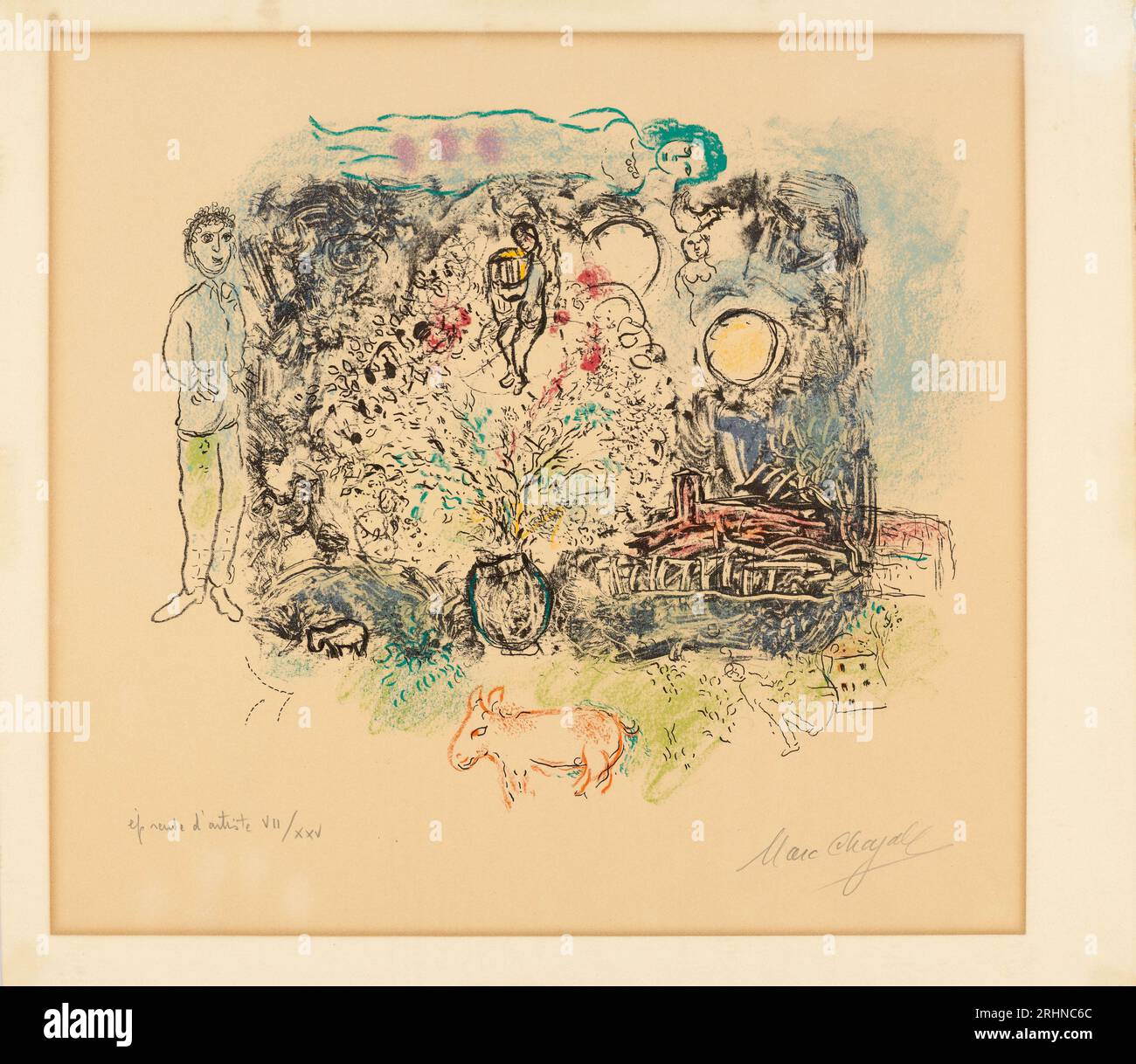 La Féerie. Museum: PRIVATE COLLECTION. Author: MARC CHAGALL Stock Photo - Alamy