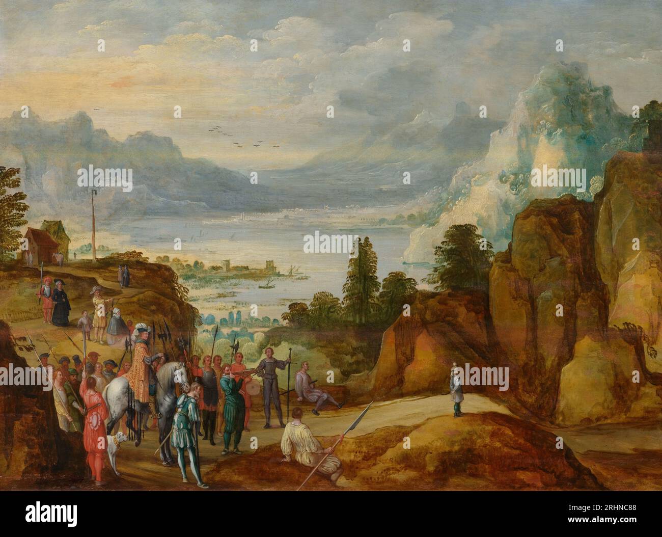 Mountain landscape with the shot of William Tell. Museum: PRIVATE ...