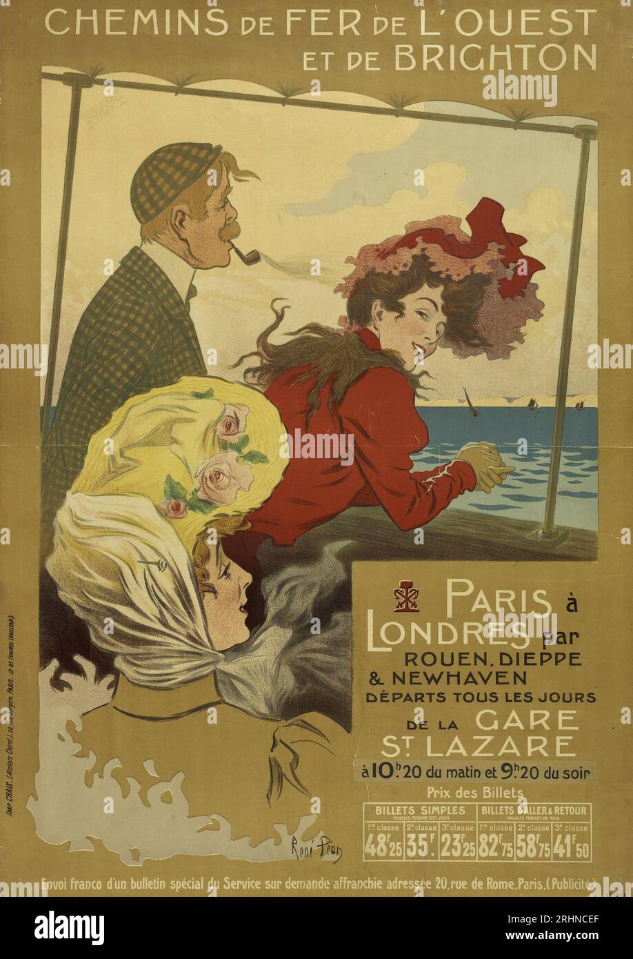 Chemins de fer de l'Ouest et de Brighton. Museum: PRIVATE COLLECTION ...