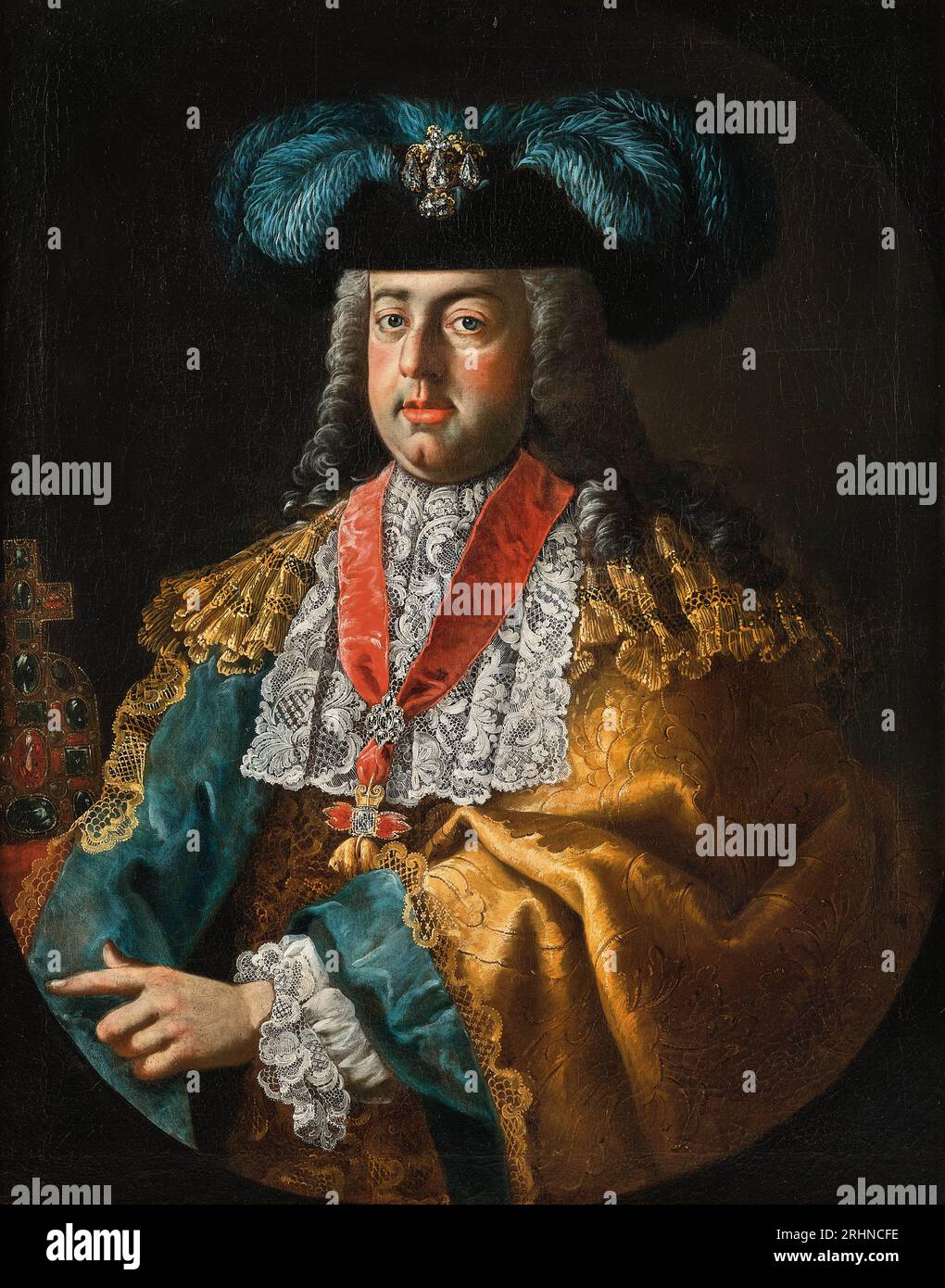 Portrait of Emperor Francis I of Austria (1708-1765) with the Order of ...