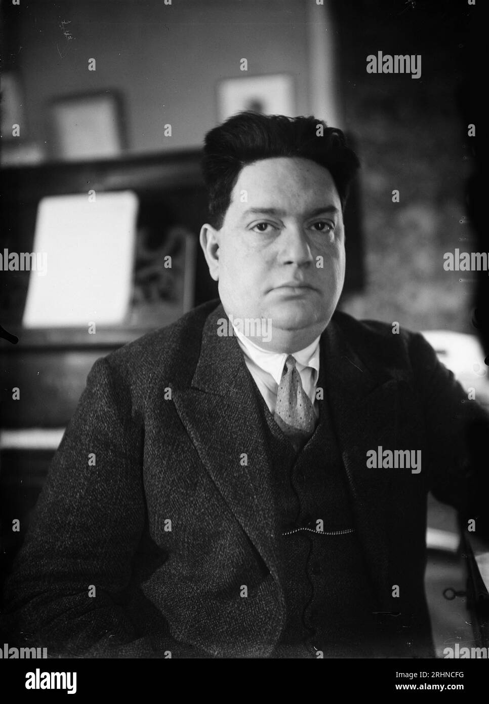 Portrait of the composer Darius Milhaud (1892-1974). Museum: PRIVATE ...