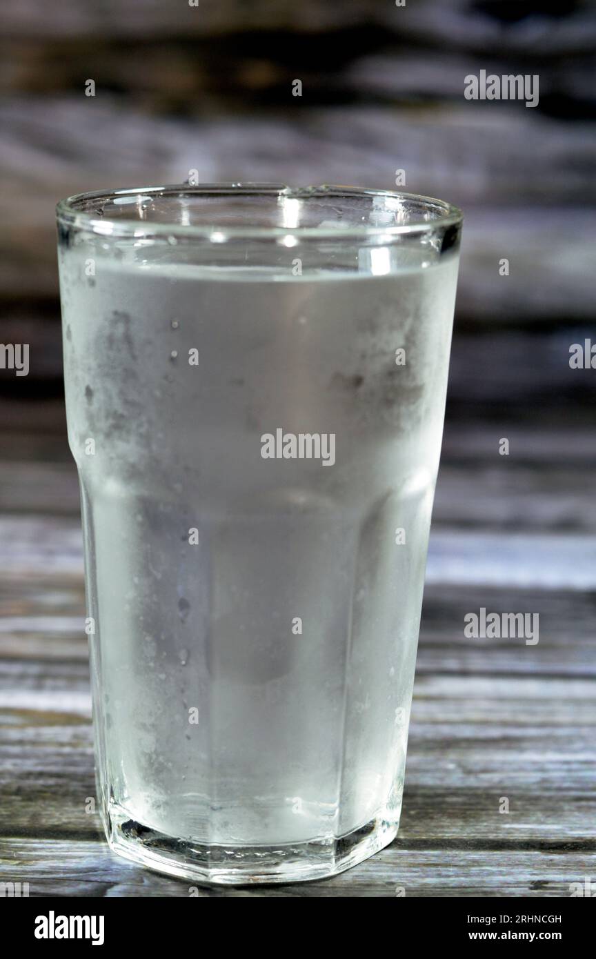 Pure fresh refrigerated cold water for drinking, Water is an inorganic ...