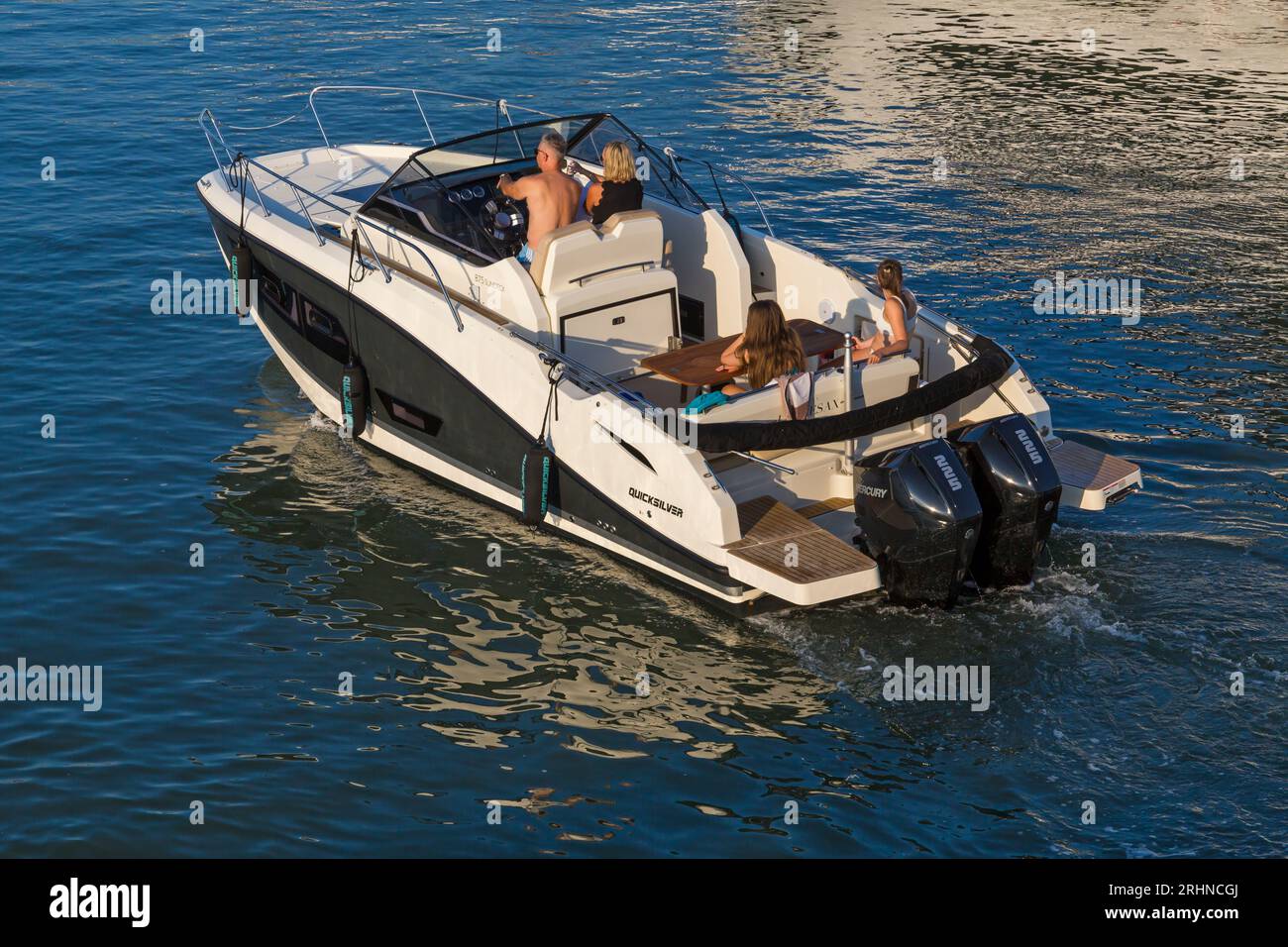 Quicksilver boat hi-res stock photography and images - Alamy