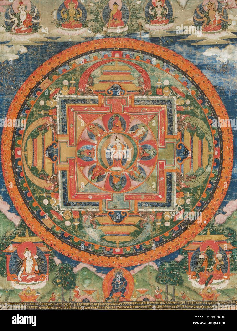 Thangka of Amoghapasa. Museum: PRIVATE COLLECTION. Author: Tibetan ...